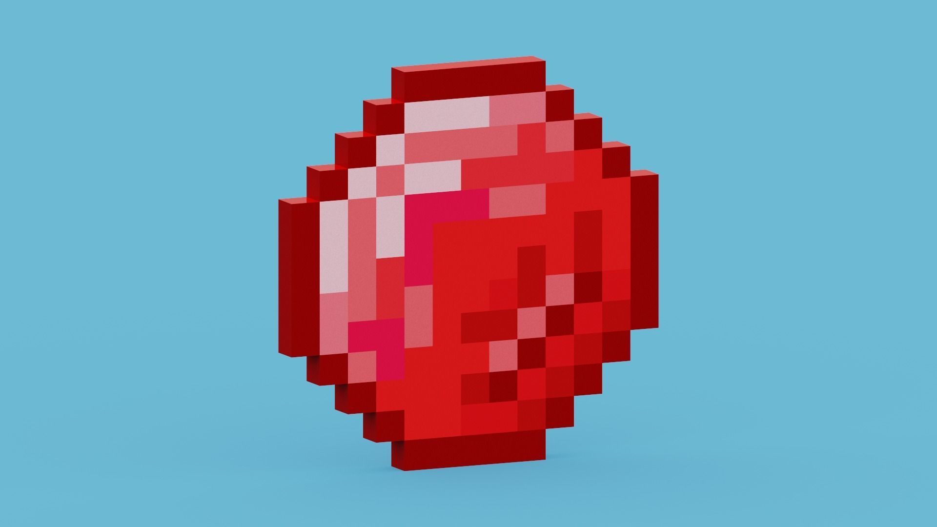 3D model Minecraft Ruby VR / AR / low-poly | CGTrader