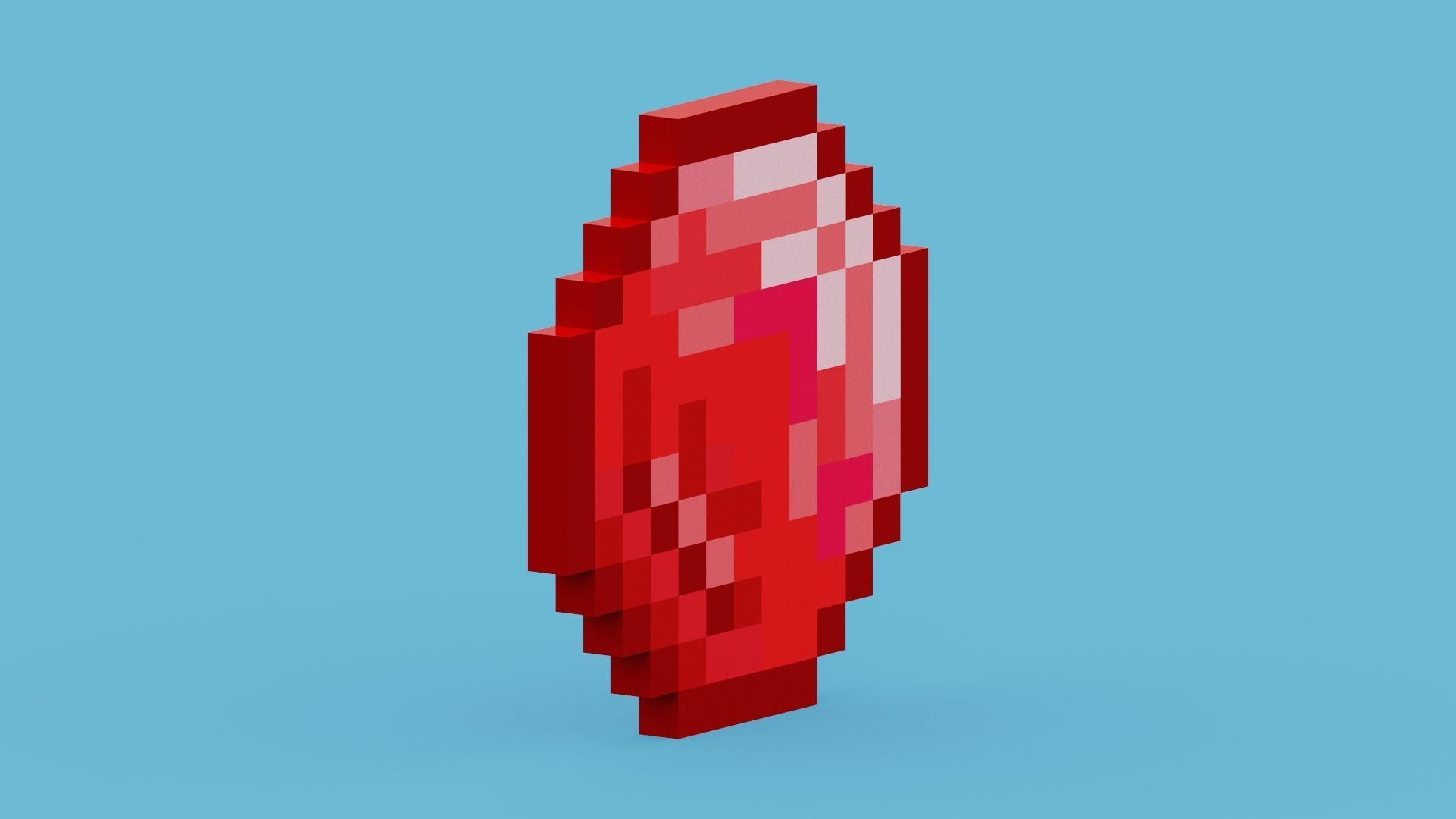 3D model Minecraft Ruby VR / AR / low-poly | CGTrader