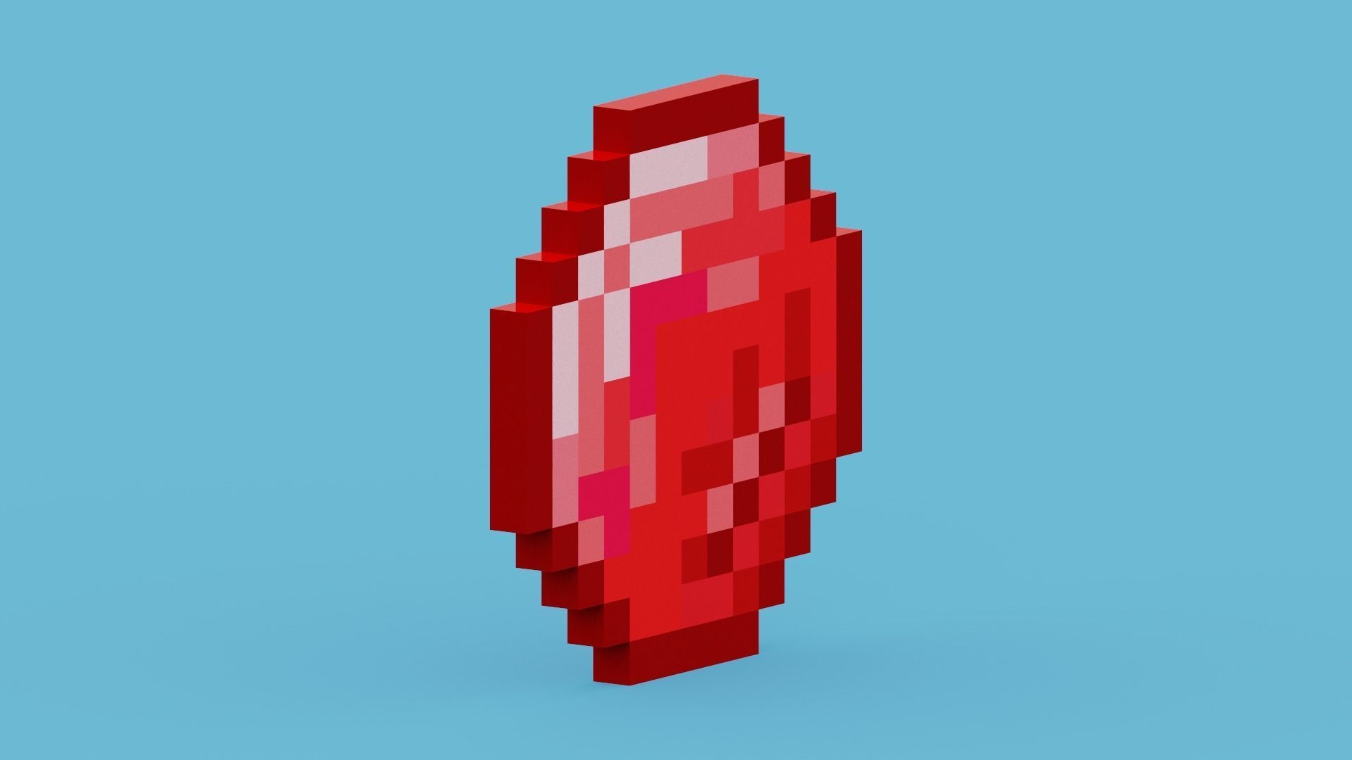 3D model Minecraft Ruby VR / AR / low-poly | CGTrader