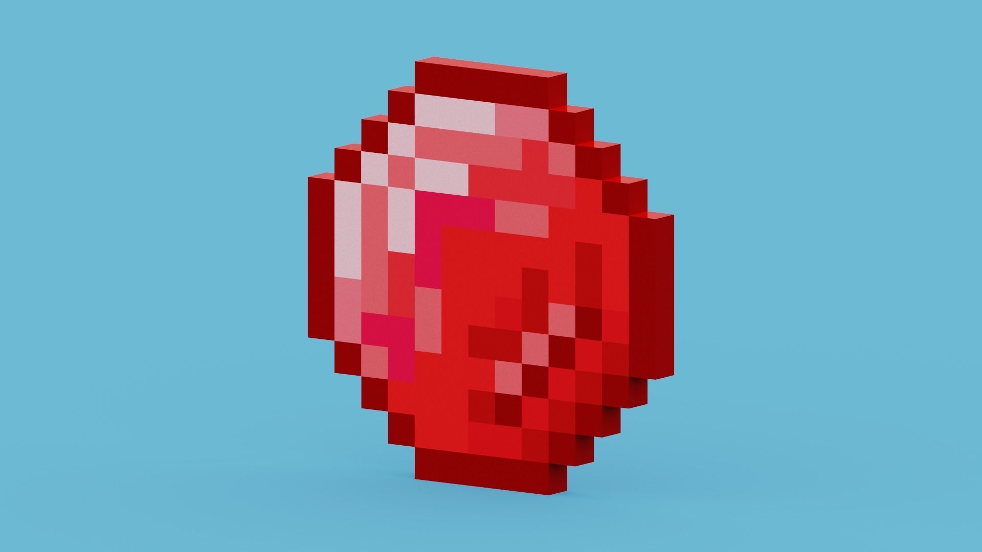 3D model Minecraft Ruby VR / AR / low-poly | CGTrader