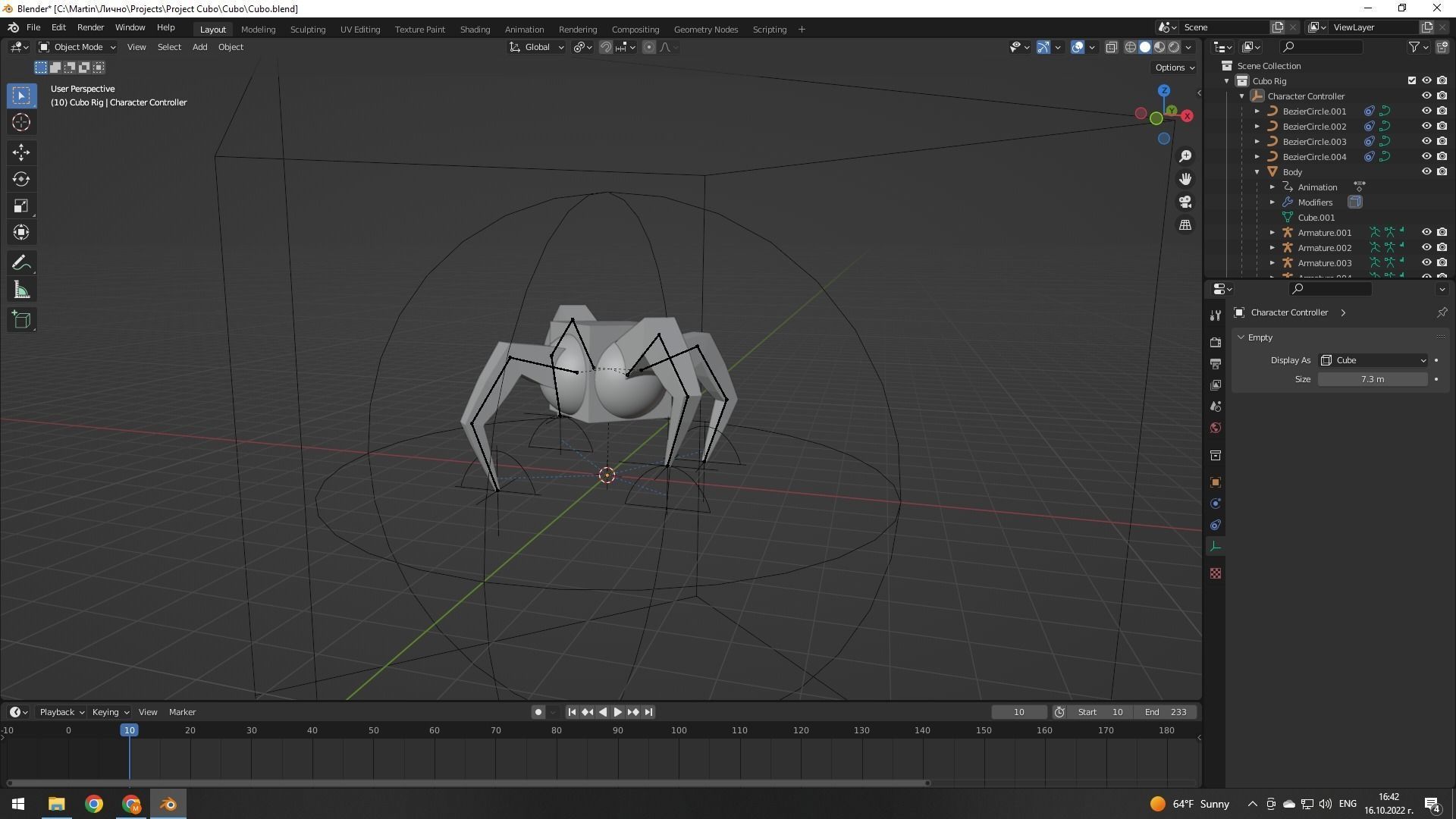 3D model Cube Robot VR / AR / low-poly | CGTrader