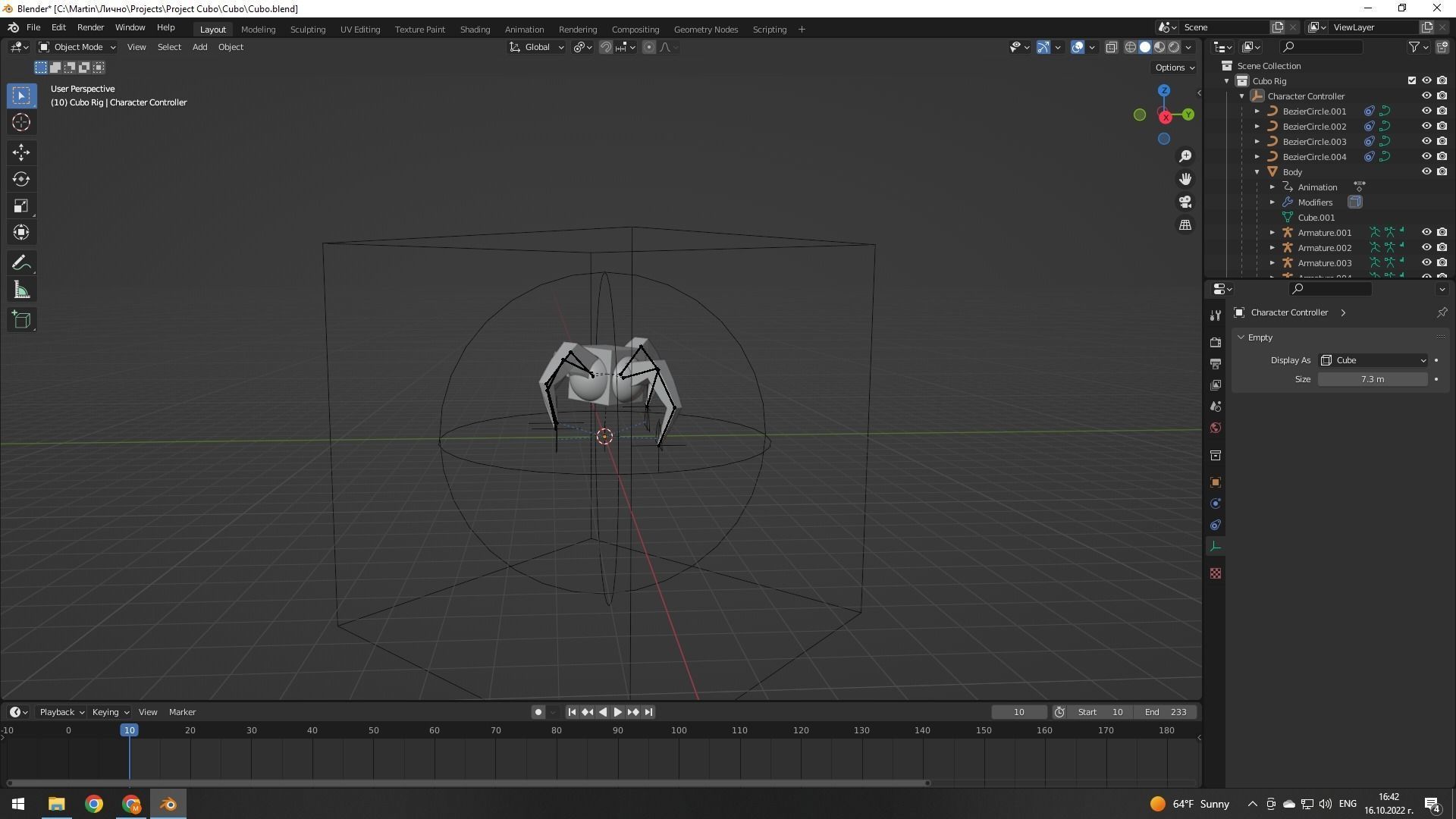 3D model Cube Robot VR / AR / low-poly | CGTrader