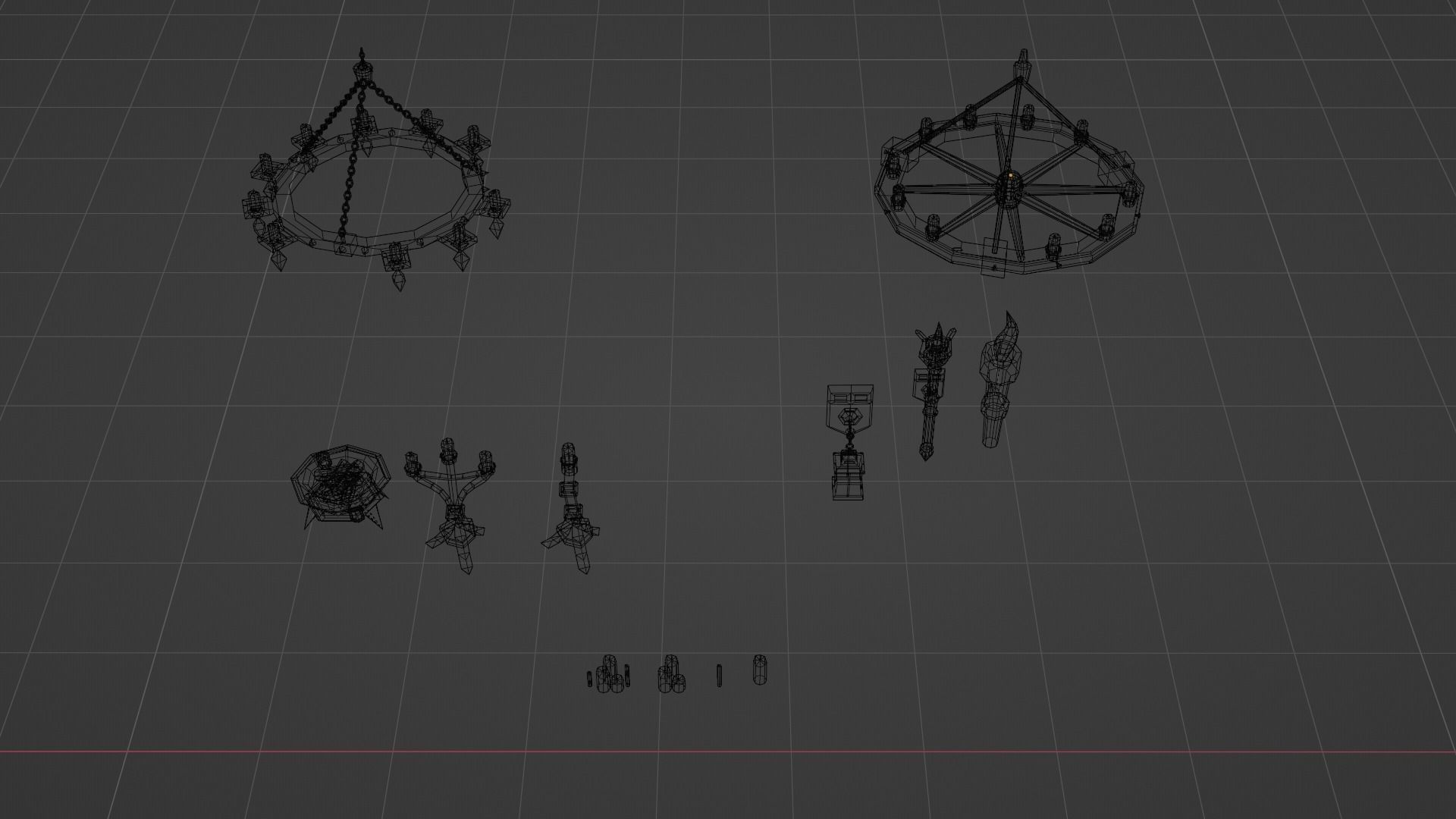 3D model Dungeon Modular Assets VR / AR / low-poly | CGTrader