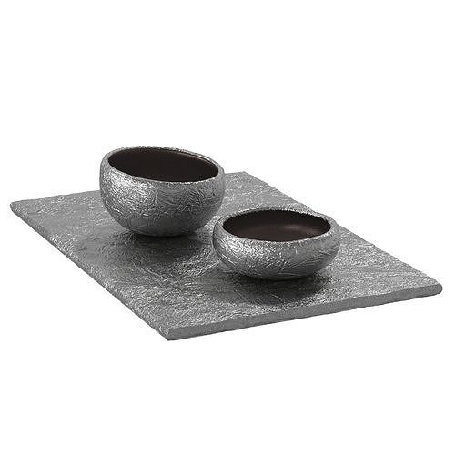 Stone Basalt Bowls and Tray 3D model | CGTrader