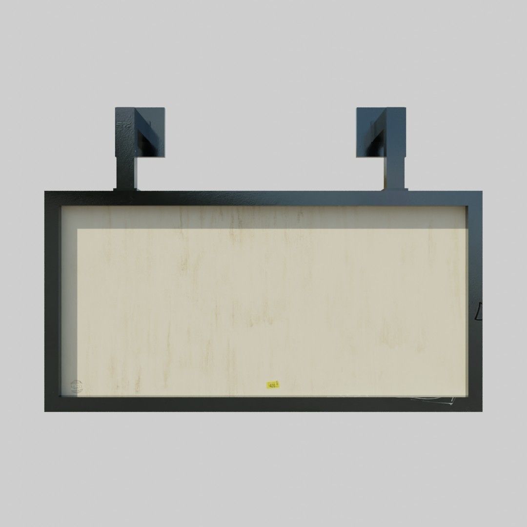 3D model Store signs VR / AR / low-poly | CGTrader