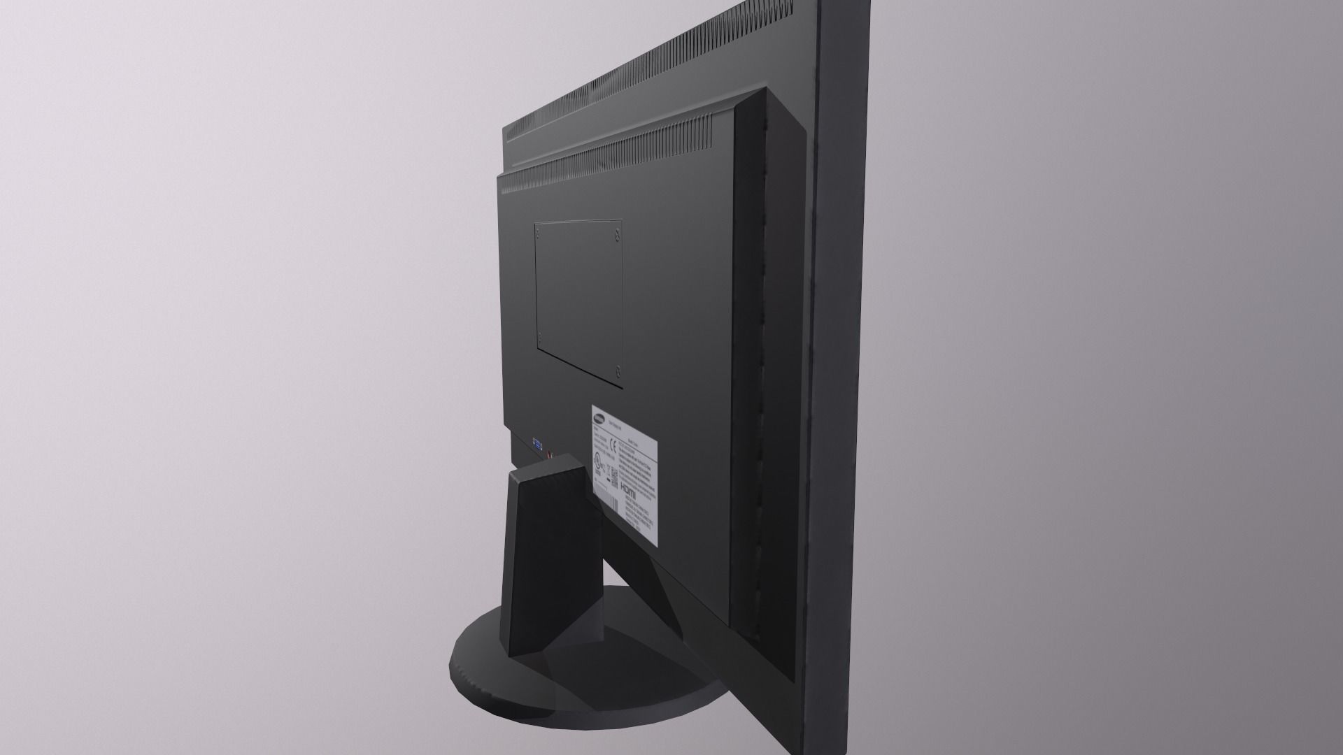 3D model Monitor PC personal computer office gaming display LCD Screen ...