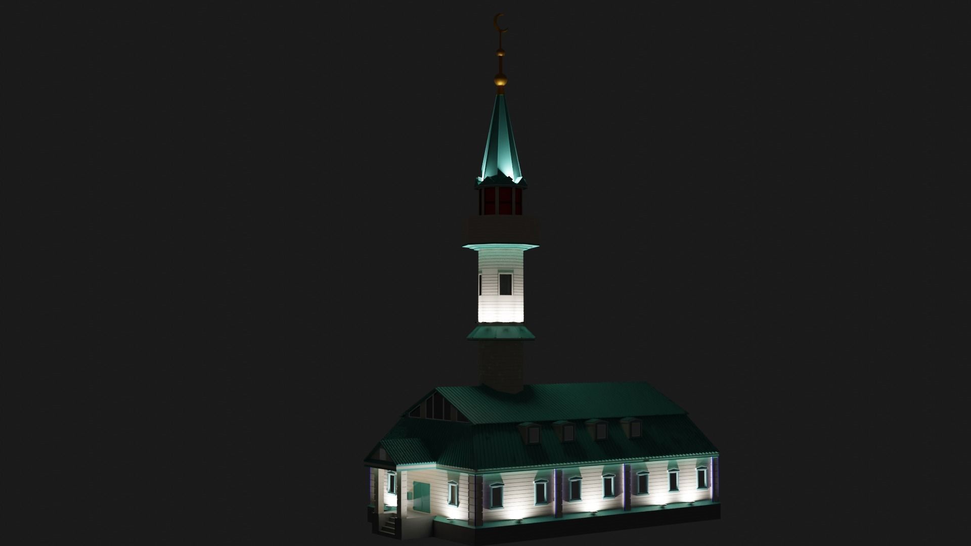 Gadel Mosque 3D model | CGTrader