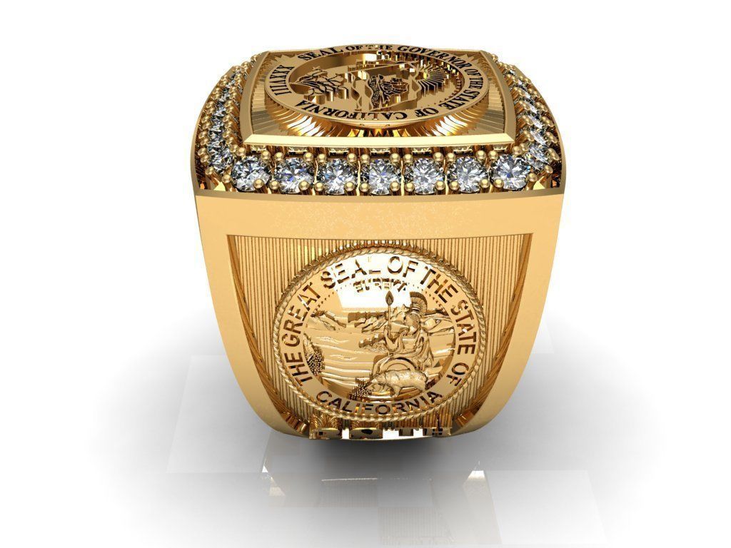 schwarzenegger ring 3D model 3D printable | CGTrader