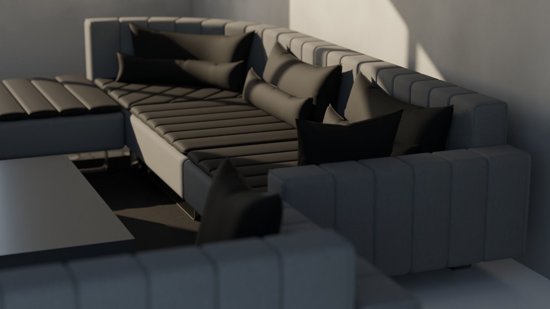Sofa Set 01 free 3D model | CGTrader