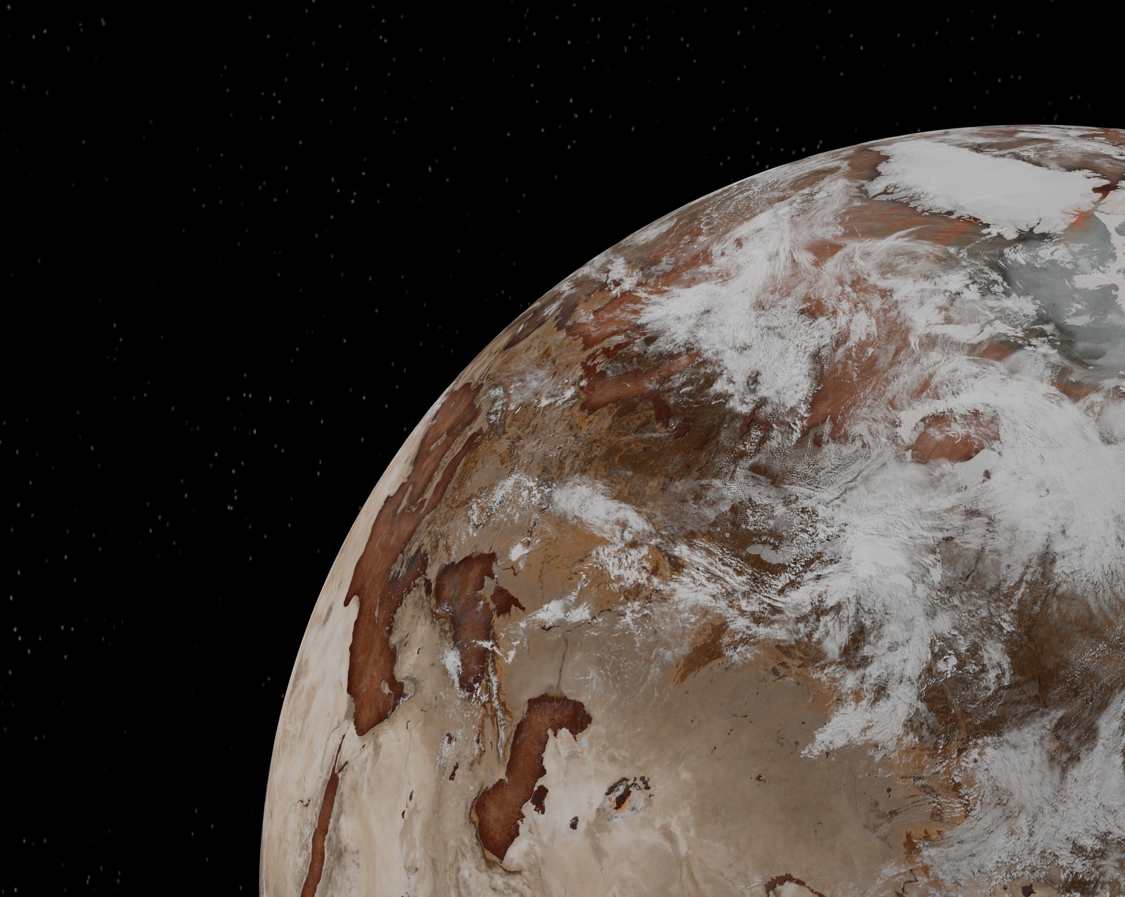 3D model Dried up planet earth VR / AR / low-poly | CGTrader