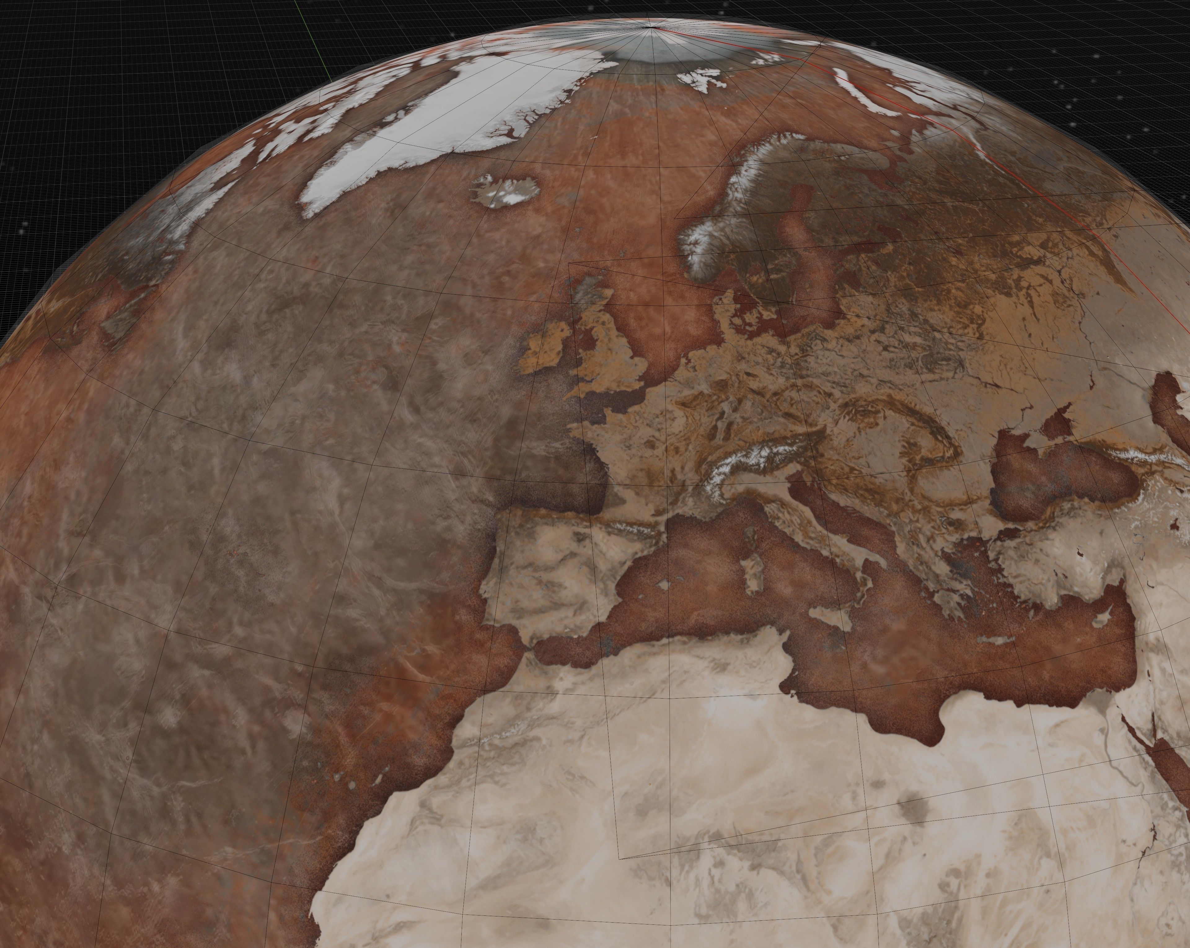 3D model Dried up planet earth VR / AR / low-poly | CGTrader