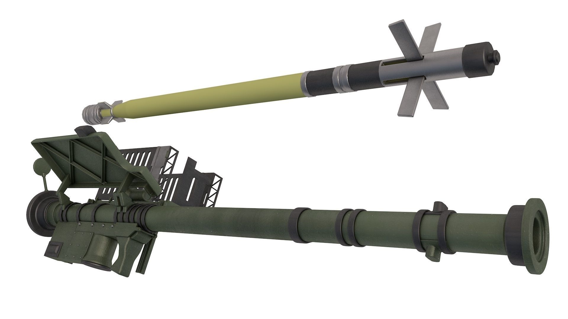 Rocket Launchers Collection 3D model | CGTrader