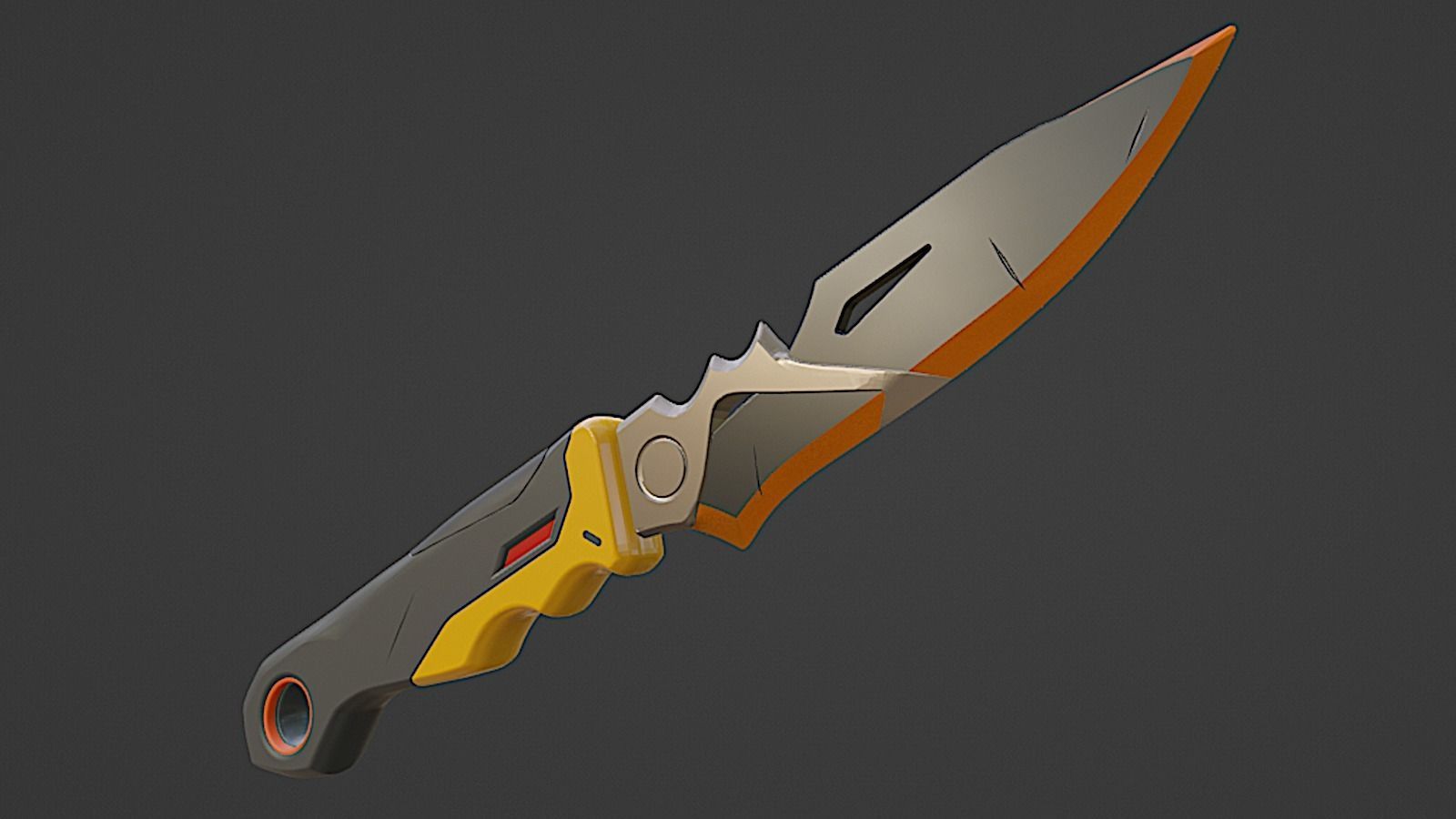 Overwatch - Hinotori Kiriko kunai 3D model 3D printable | CGTrader