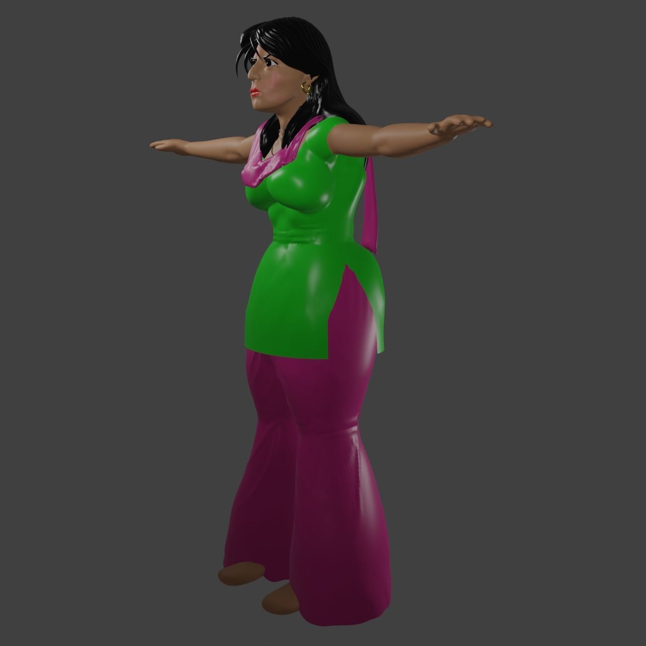 Indian Female 3D Model 3D model | CGTrader