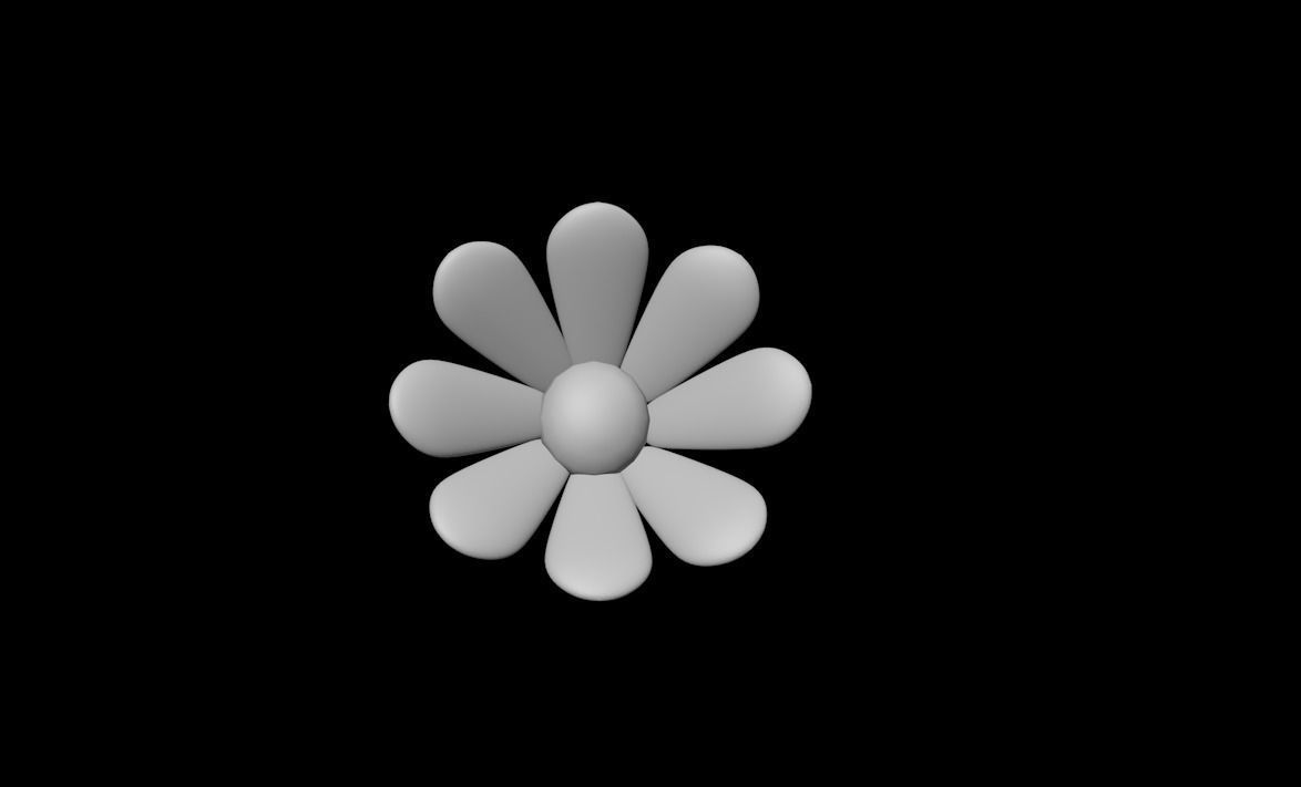 Daisy flower 3D model | CGTrader
