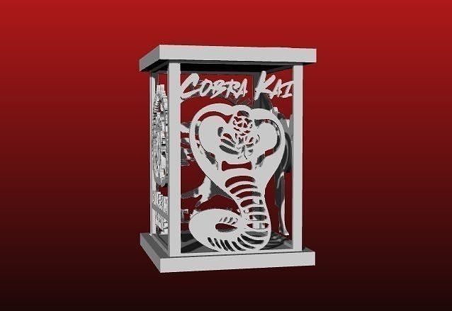 Cobra Kai Lamp 3D model 3D printable | CGTrader