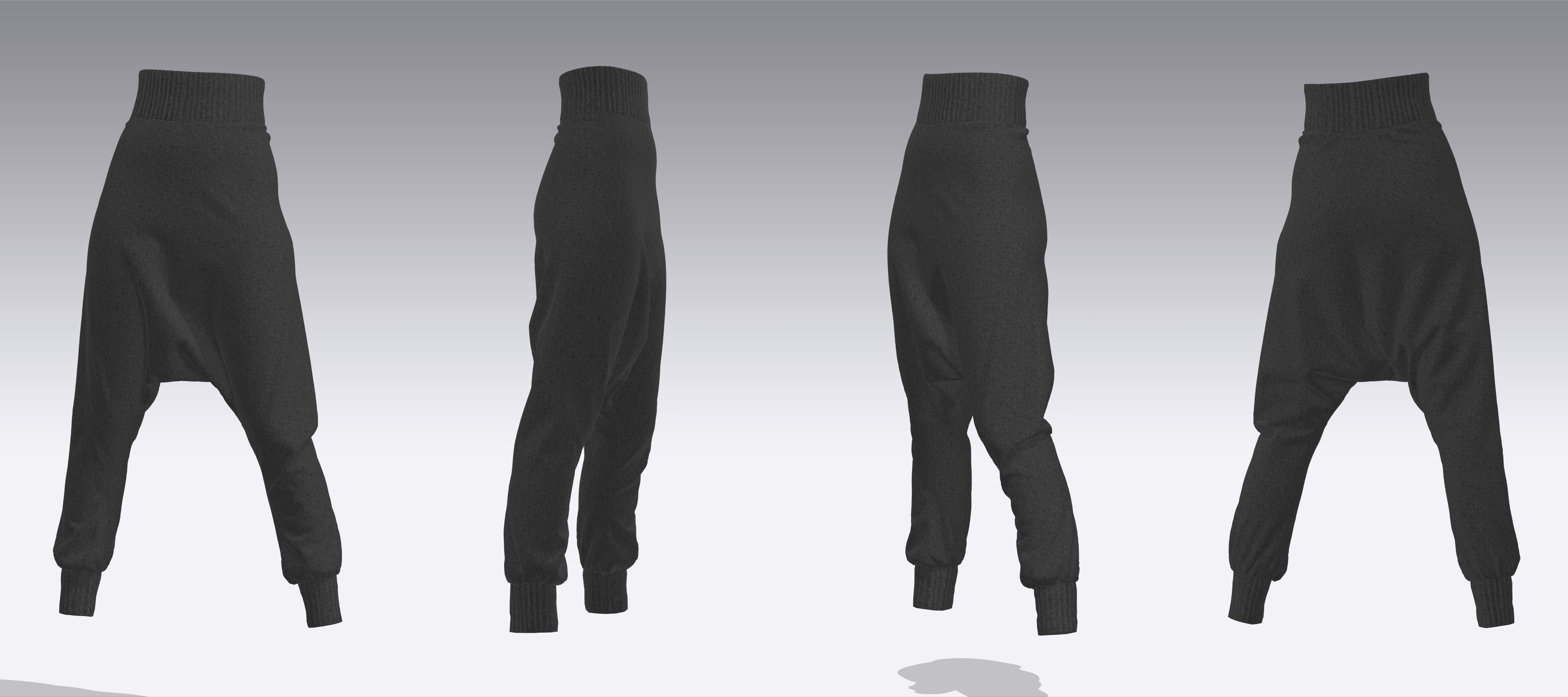 Pants Outfits MD CLO 3D zprj project files 3D model | CGTrader