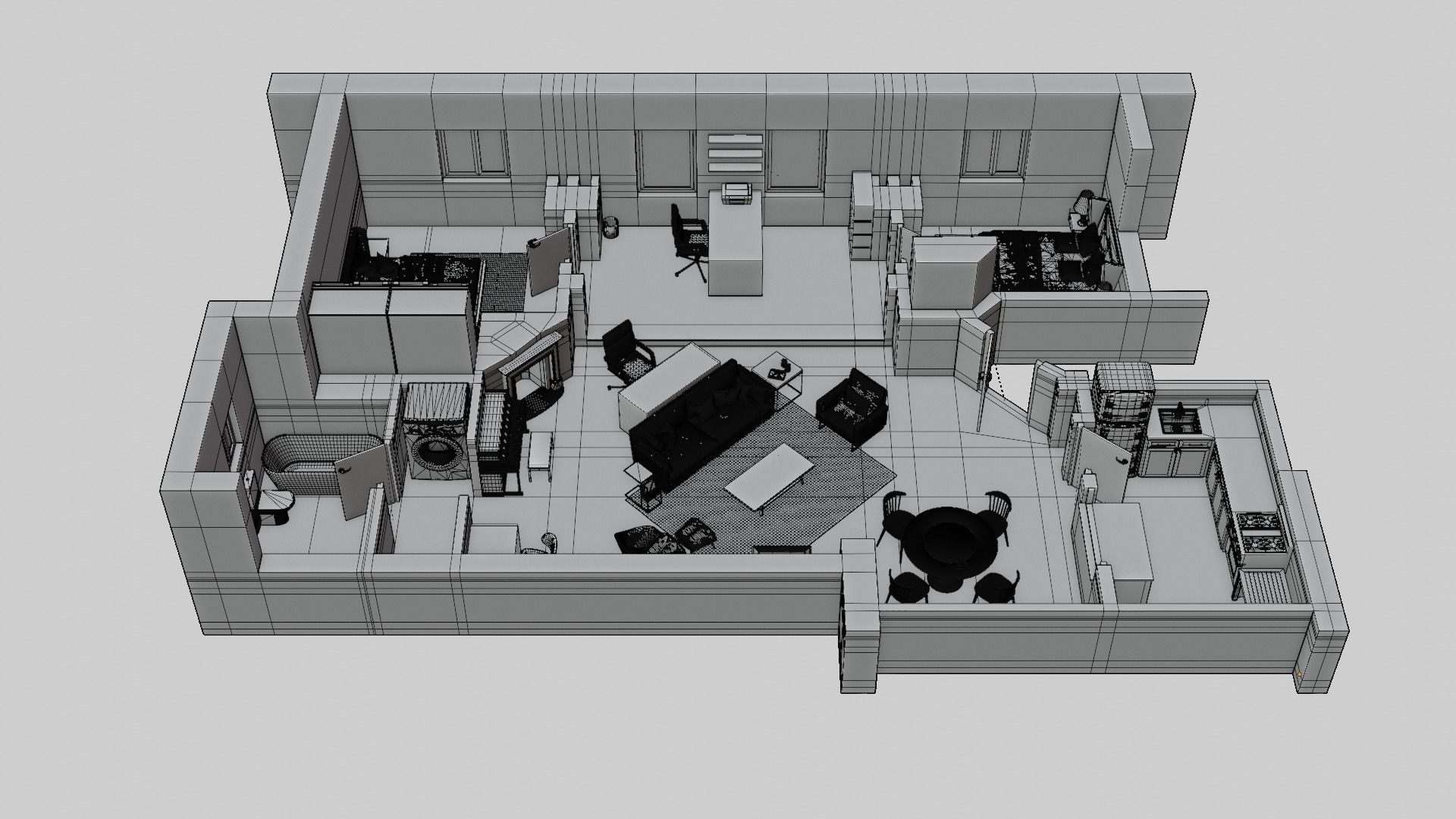 HIMYM Ted Mosby Apartment 3D model | CGTrader