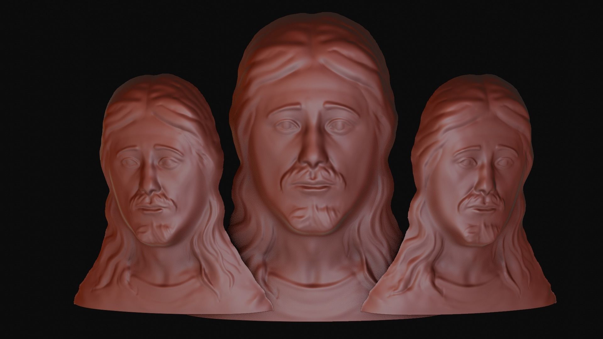 Jesus Christ Art CNC- ArtCam 3D model 3D printable | CGTrader