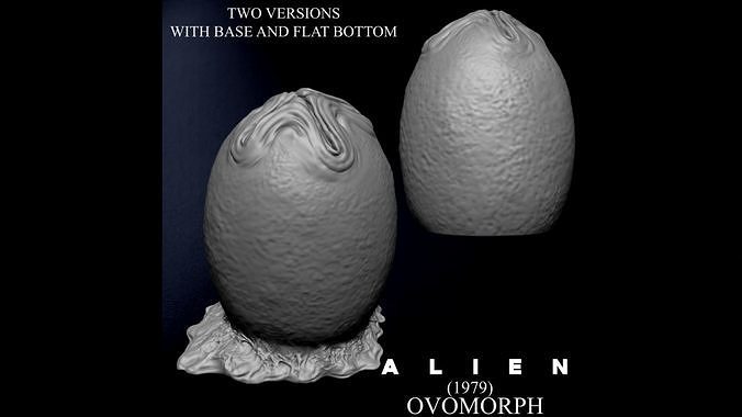 3D PRINTABLE ALIEN EGG OVOMORPH 1979 3D model 3D printable | CGTrader
