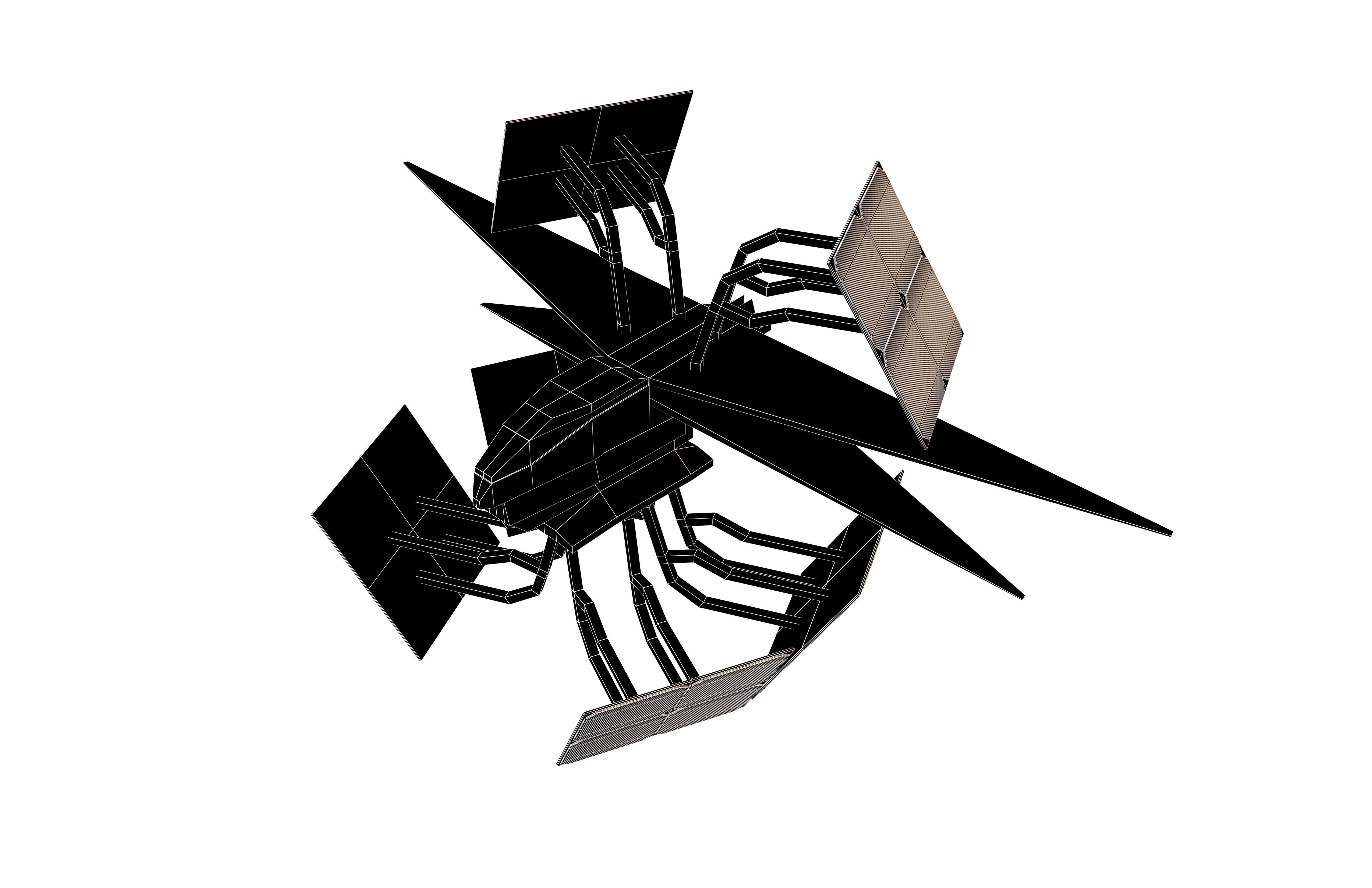 3D model Cartoon Sci Fi Ship v2 002 VR / AR / low-poly | CGTrader