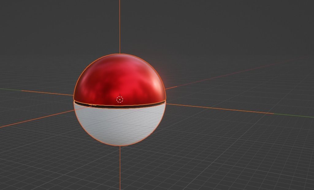 Pokeball pokemon ball free 3D model | CGTrader