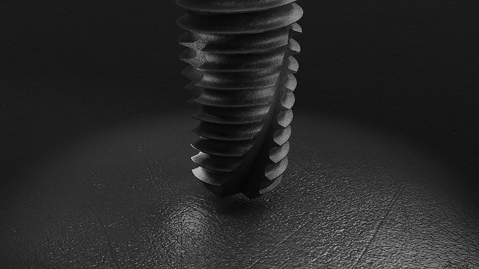 Dental implant 3D model | CGTrader