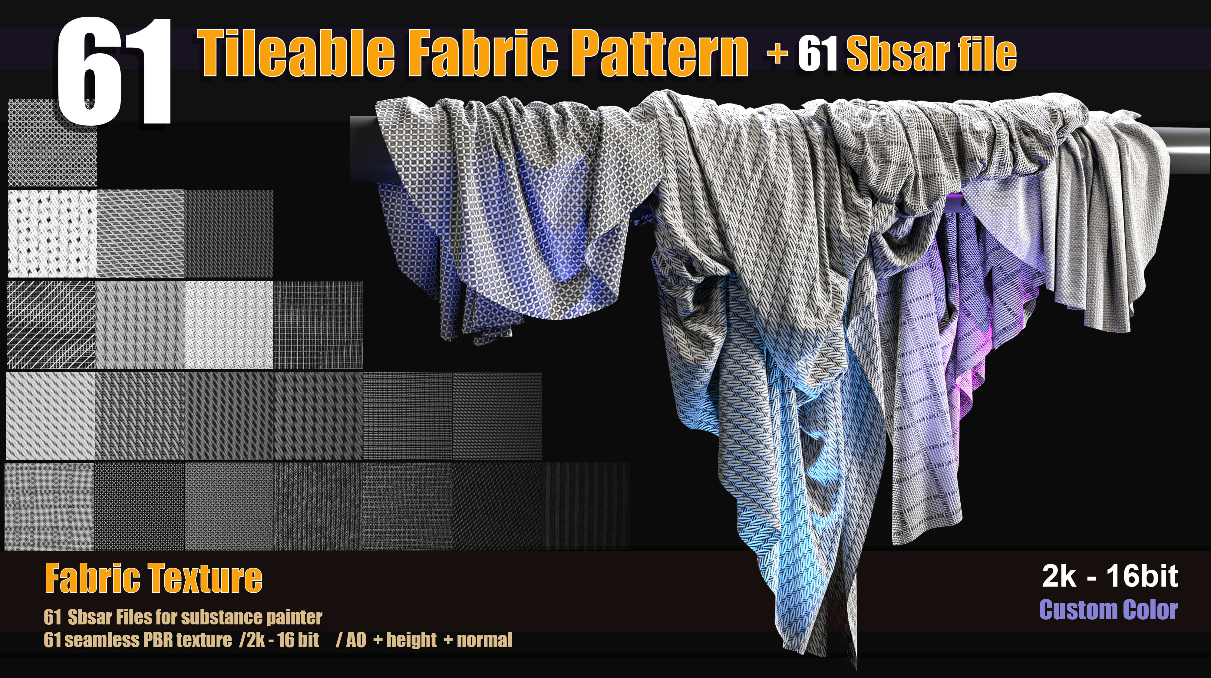 61 Tileable Fabric Pattern Texture | CGTrader