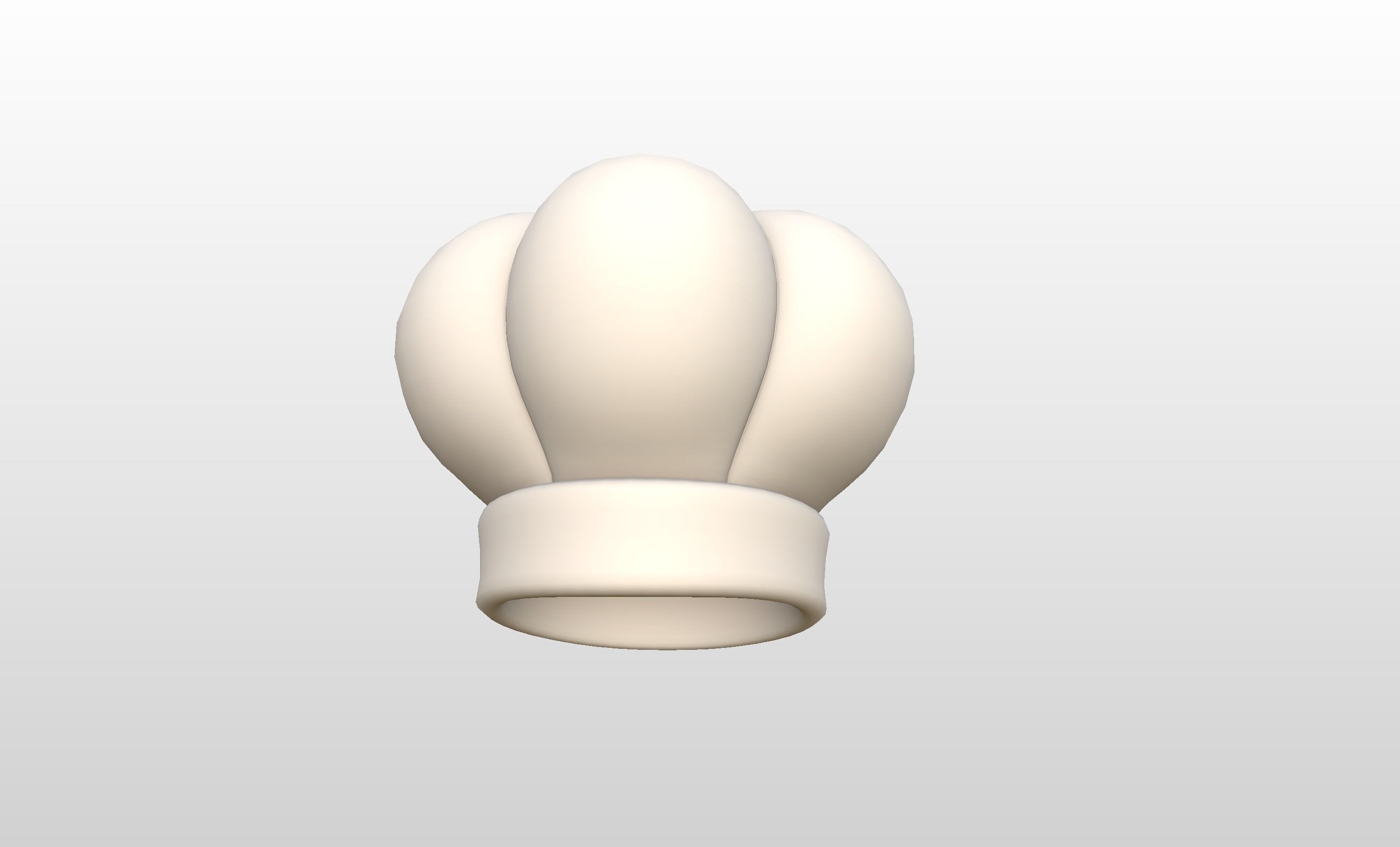 Hat006 Chef Hat 3D model | CGTrader
