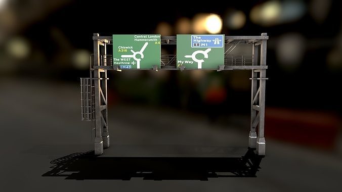 Ramp Indicator 3D model | CGTrader