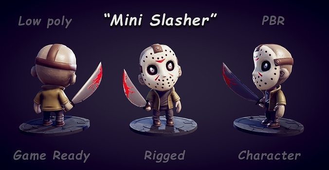 3D model Mini Slasher VR / AR / low-poly | CGTrader