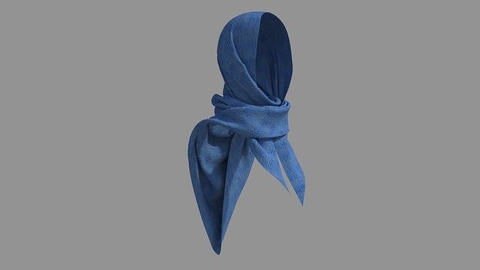 3D model Scarf 3D model VR / AR / low-poly | CGTrader