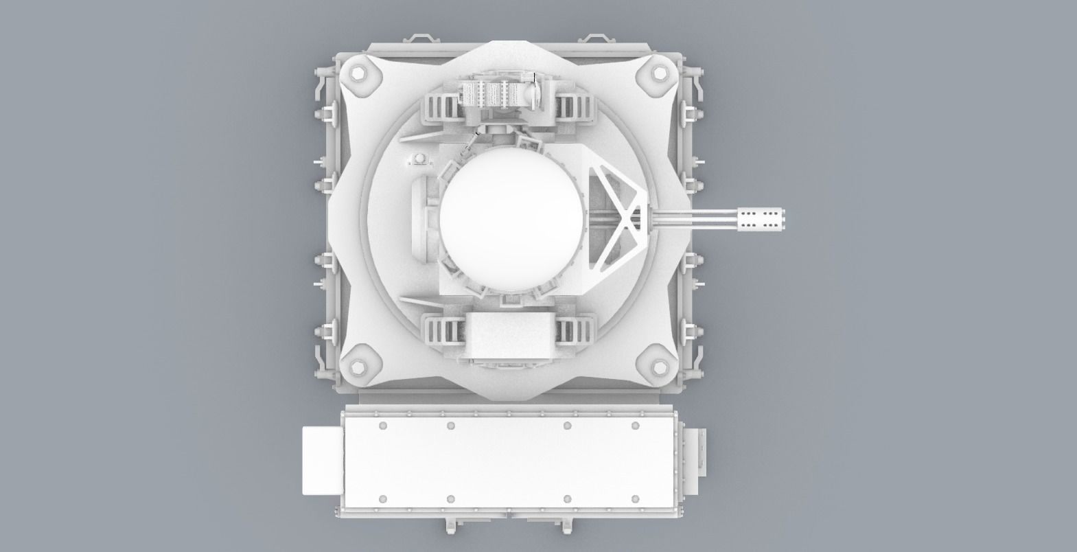 3D model Phalanx CIWS 3D Model VR / AR / low-poly | CGTrader