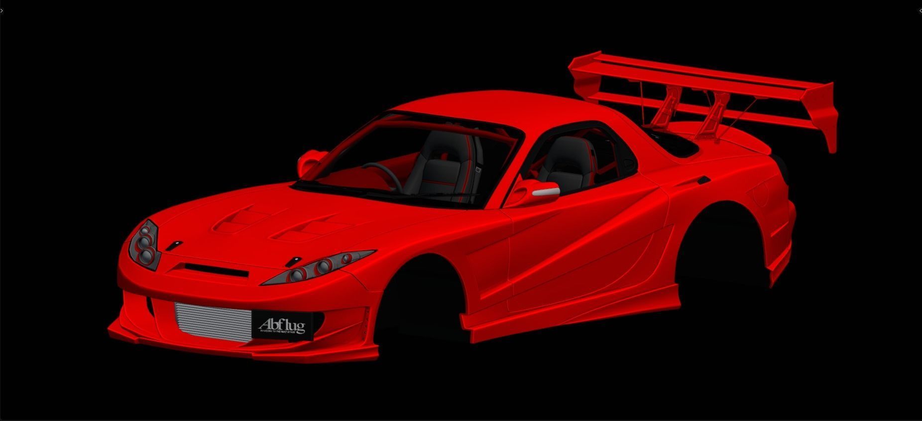 Mazda RX-7 Abflug Arde 3D model | CGTrader