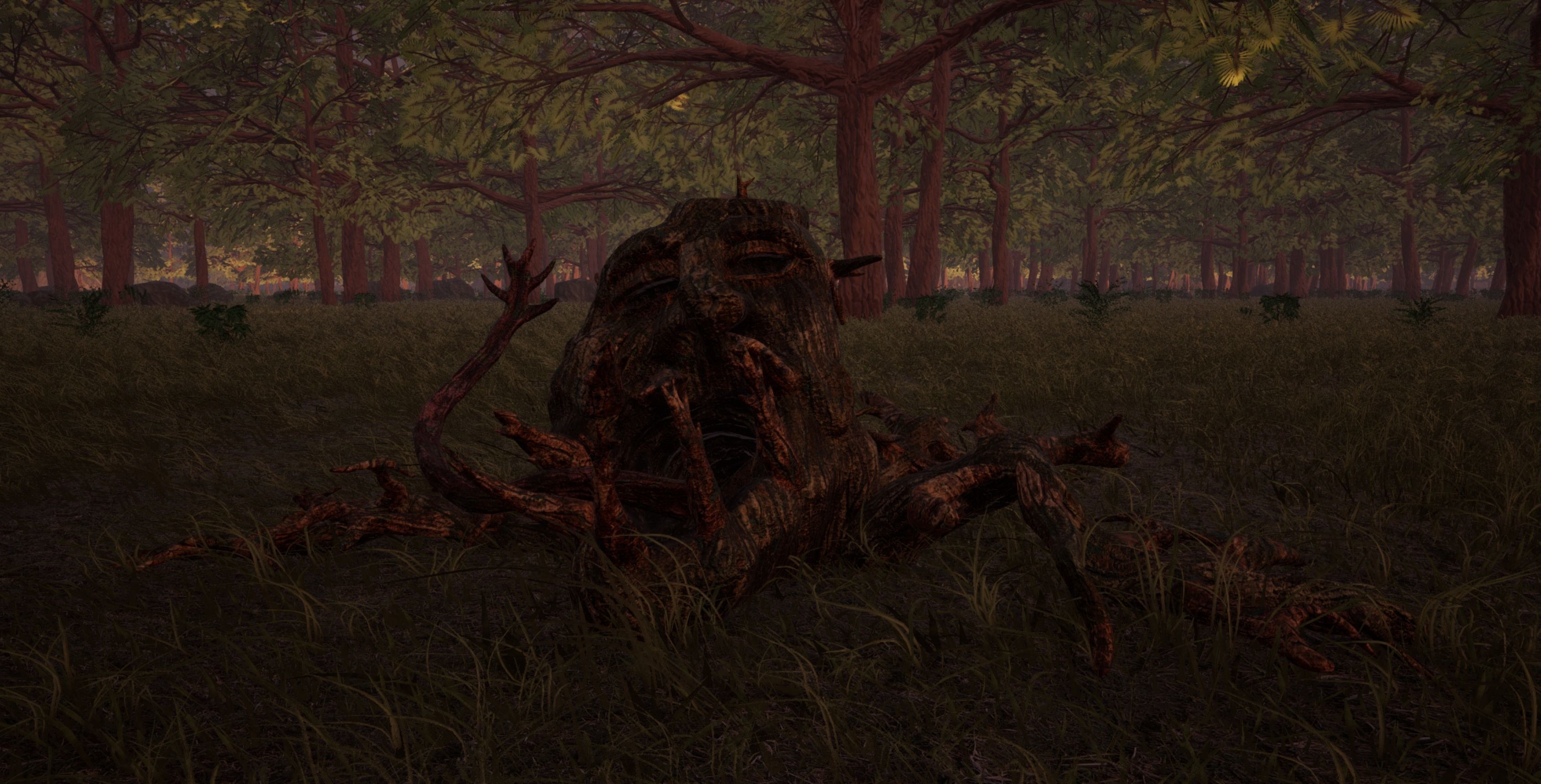 3D model Tree Stump Ent Creature Monster VR / AR / low-poly | CGTrader