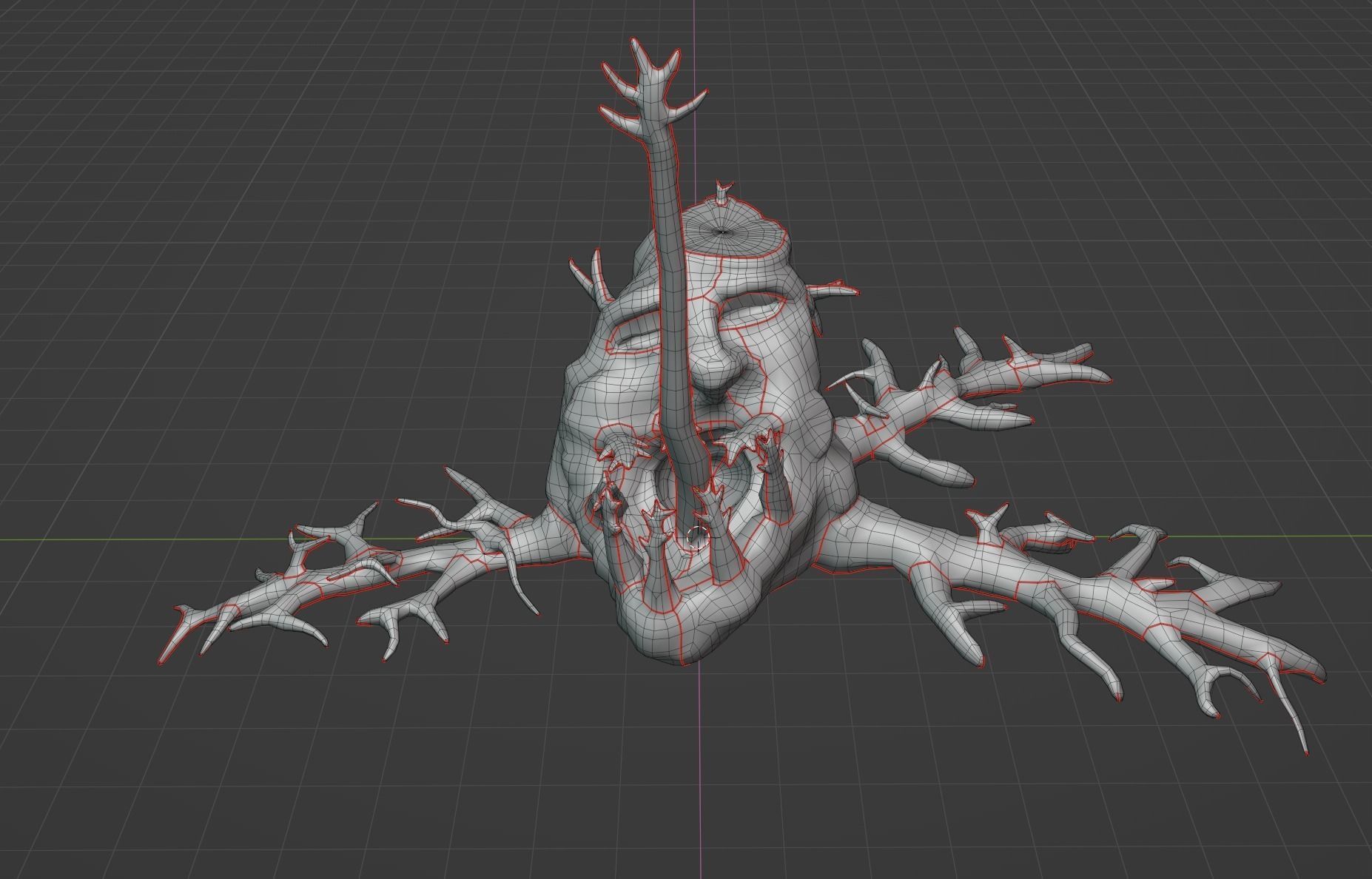 3D model Tree Stump Ent Creature Monster VR / AR / low-poly | CGTrader