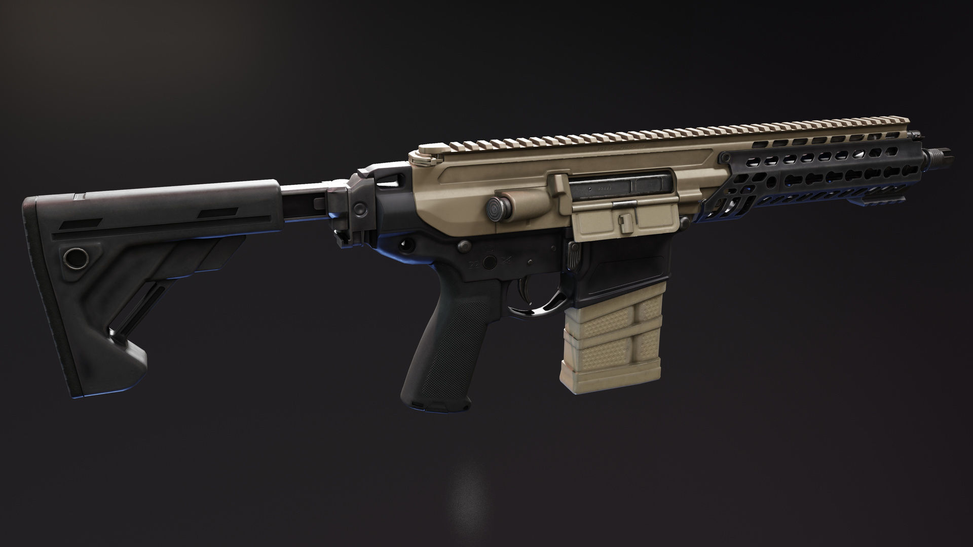 3D model Sig MCX Raptor VR / AR / low-poly | CGTrader