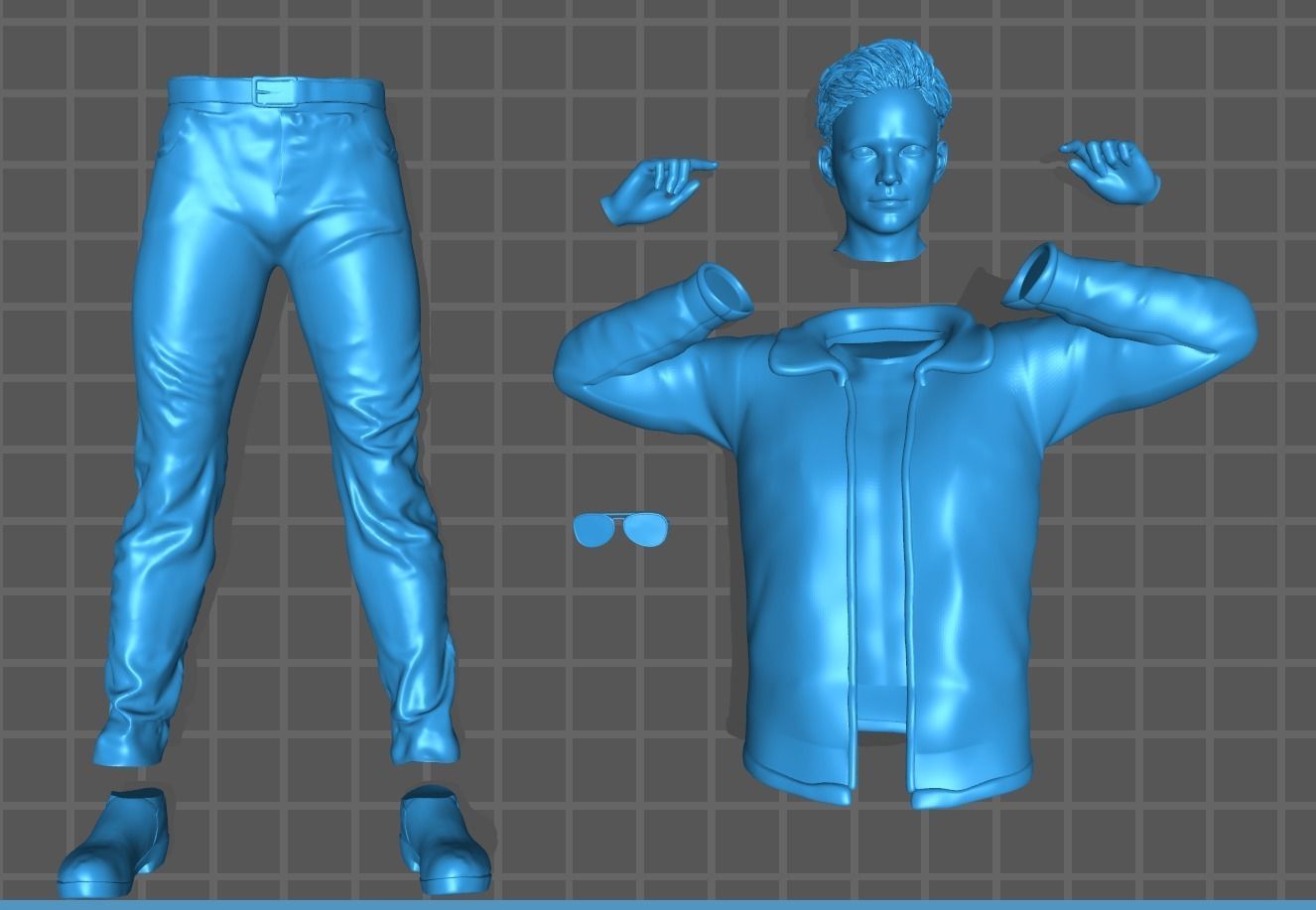 TOP GUN BOY 2 3D model 3D printable | CGTrader