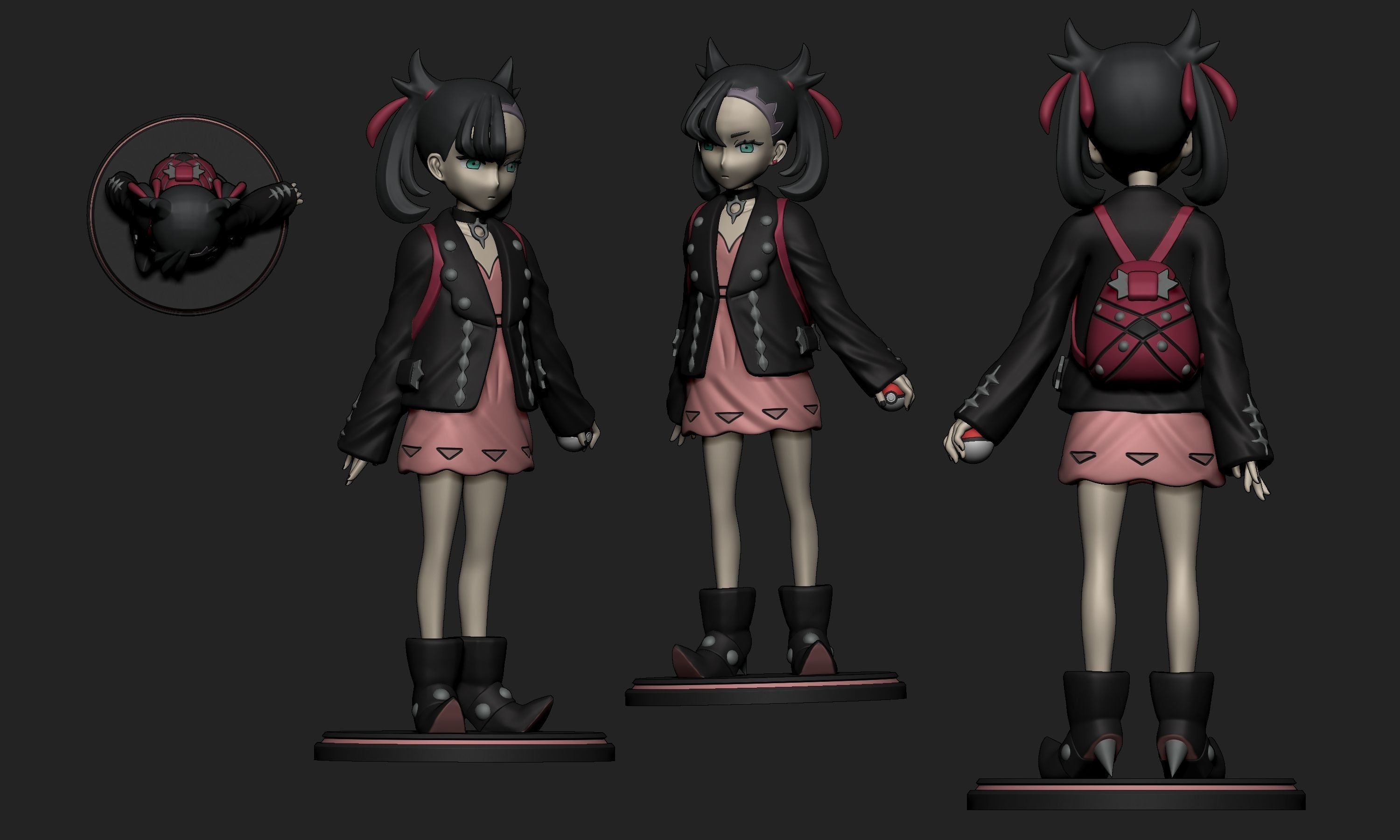 Pokemon - Marnie 3D model 3D printable | CGTrader