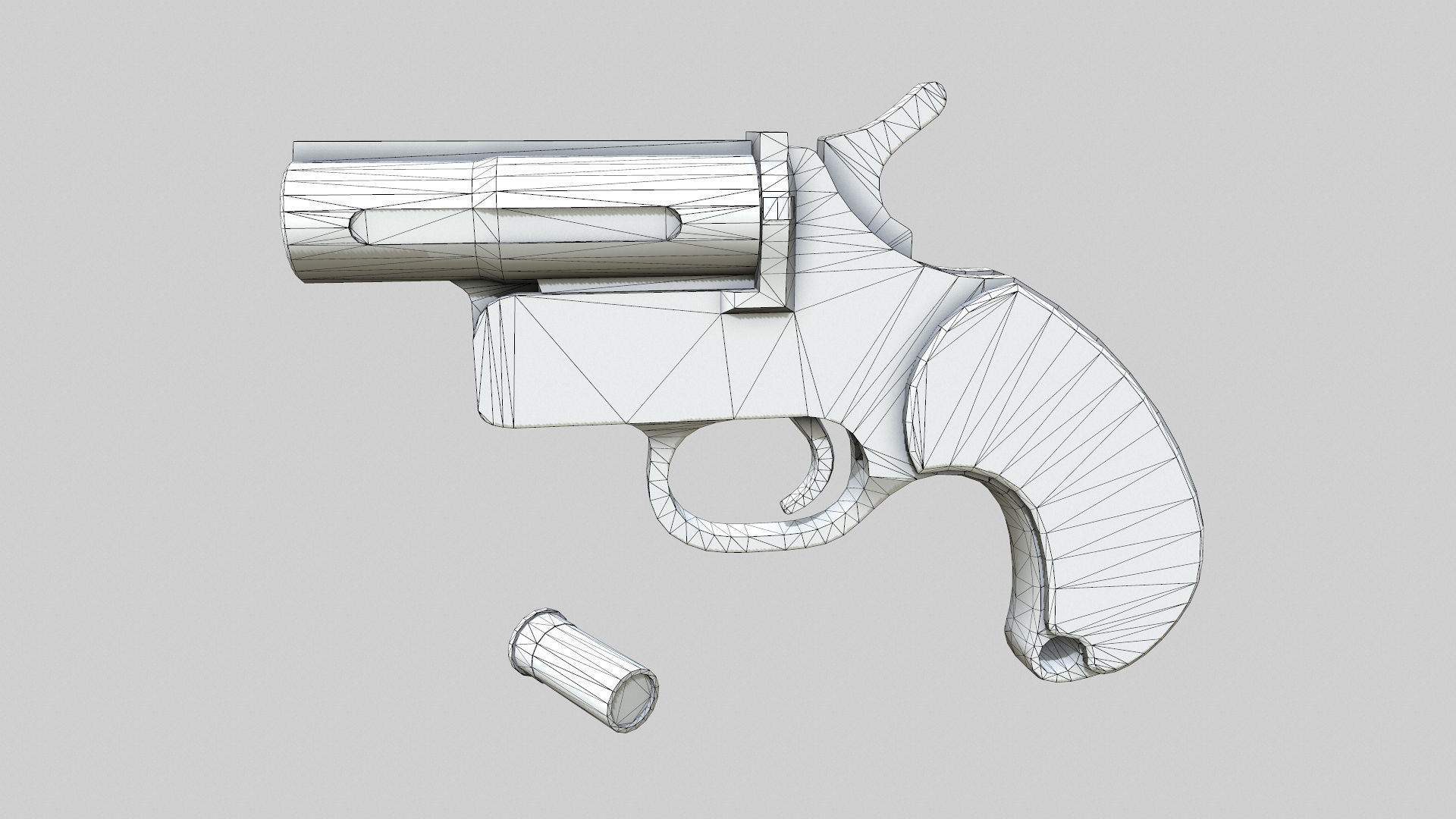 Flare Gun 3D model | CGTrader