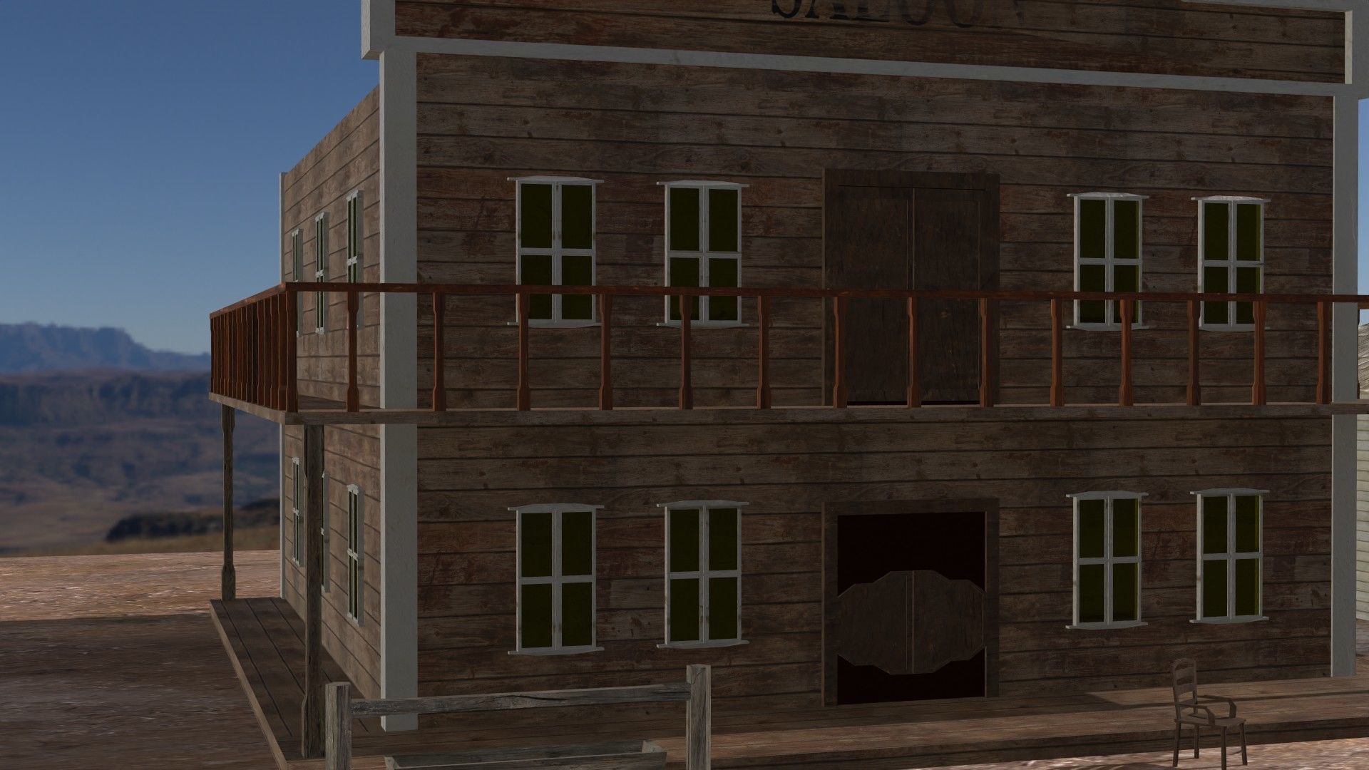 Western Pack 3D model | CGTrader