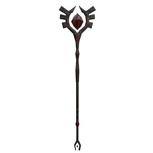 3D model staff wrath of lords sword VR / AR / low-poly | CGTrader