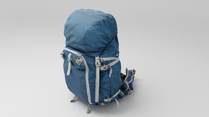 large hiking backpack for tourism 3D model | CGTrader