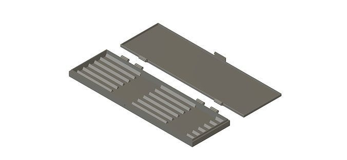 pencil box 3D model 3D printable | CGTrader