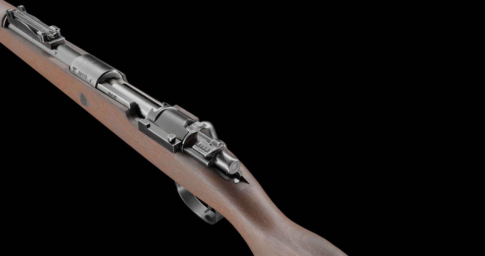 3D model Karabiner 98k VR / AR / low-poly | CGTrader