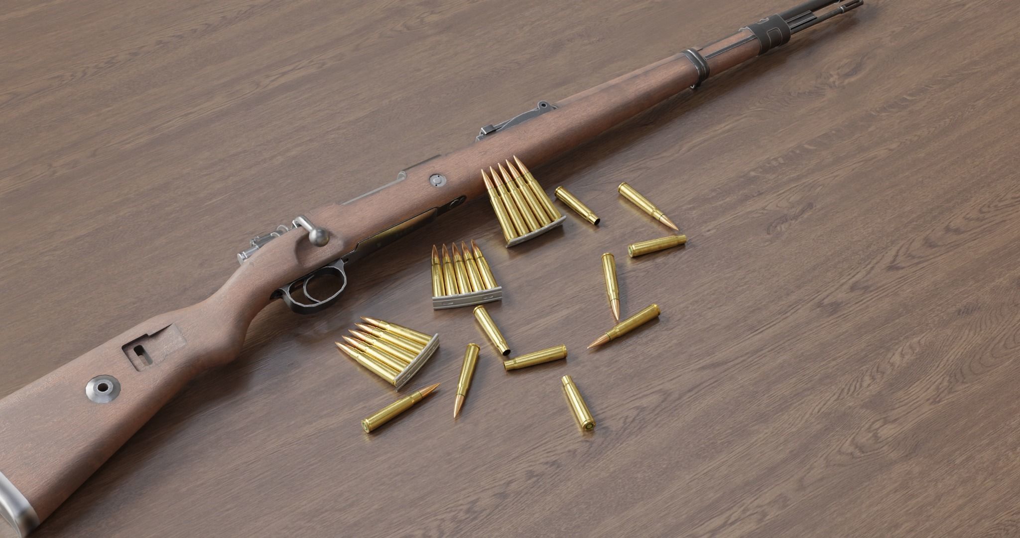 3D model Karabiner 98k VR / AR / low-poly | CGTrader