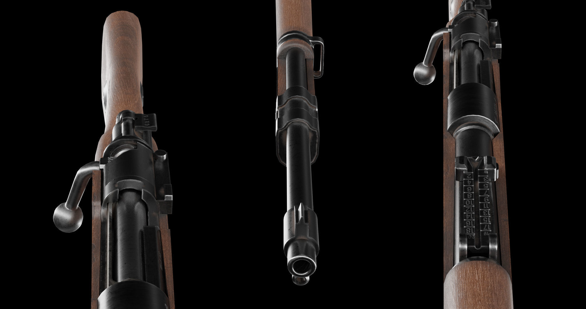3D model Karabiner 98k VR / AR / low-poly | CGTrader