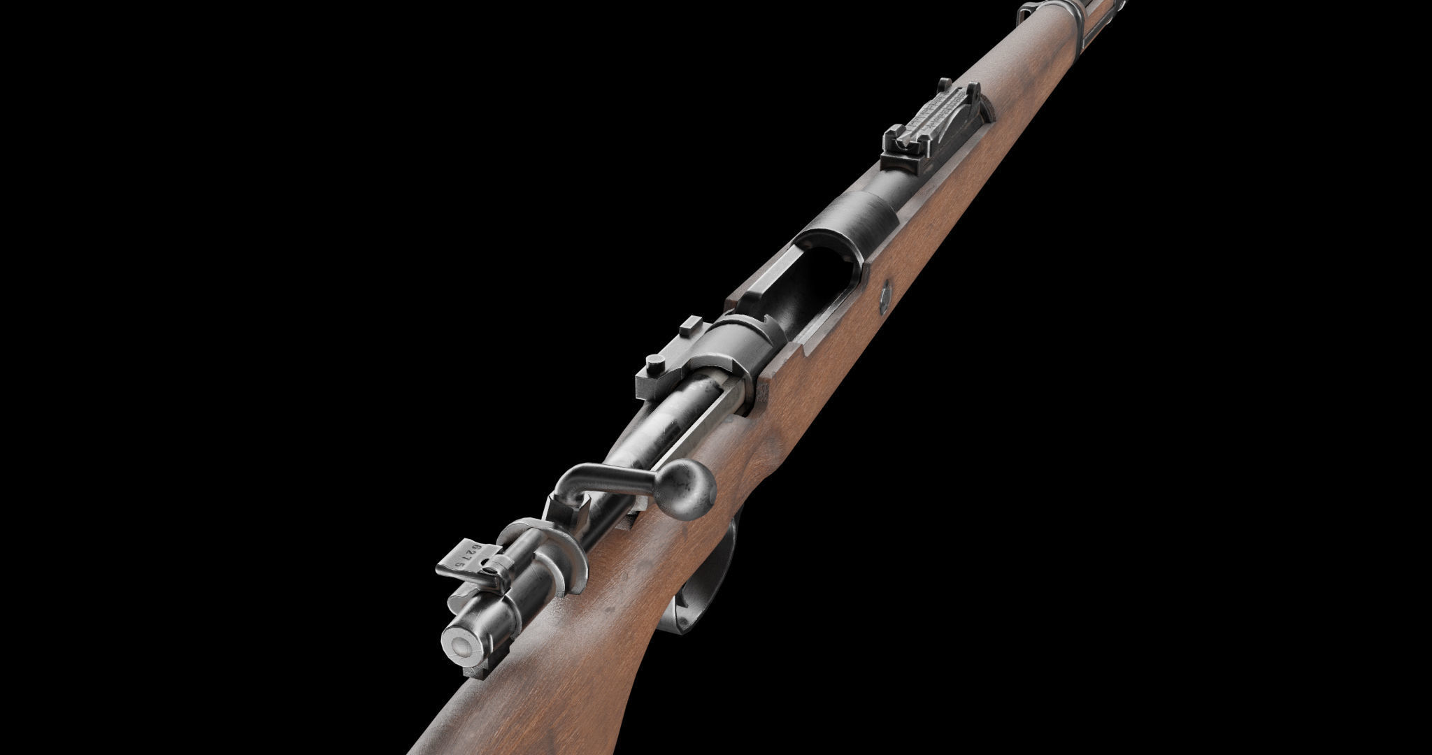 3D model Karabiner 98k VR / AR / low-poly | CGTrader