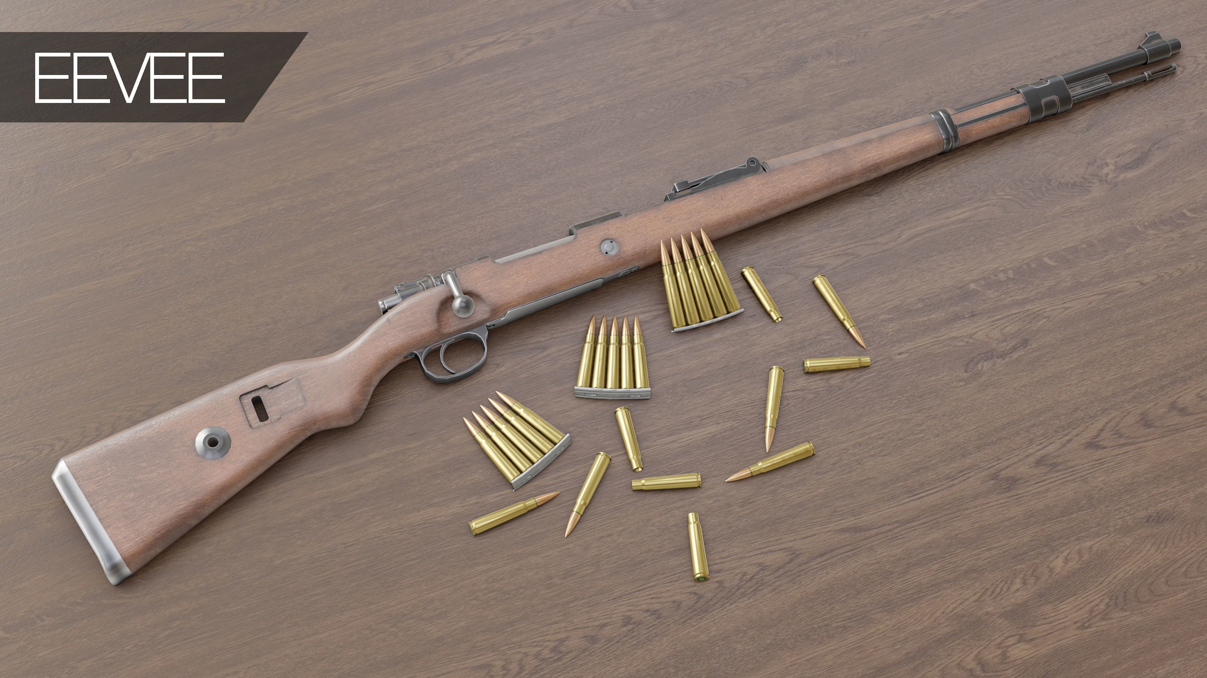 3D model Karabiner 98k VR / AR / low-poly | CGTrader