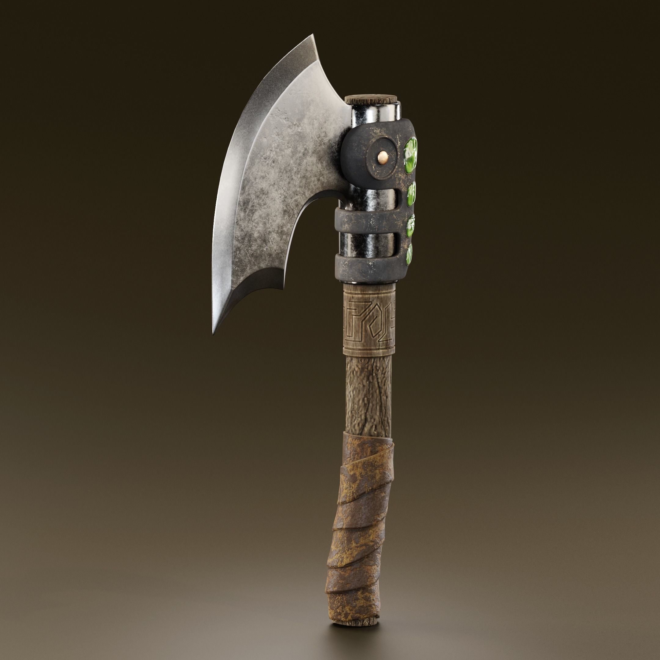 Magic Axe 3D model | CGTrader